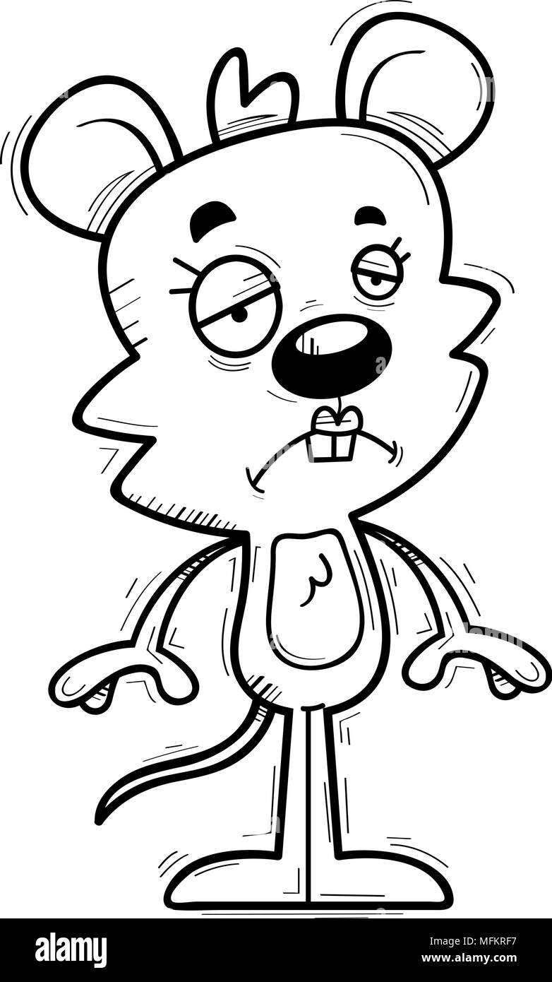 Sad mouse Stock Vector Images - Alamy