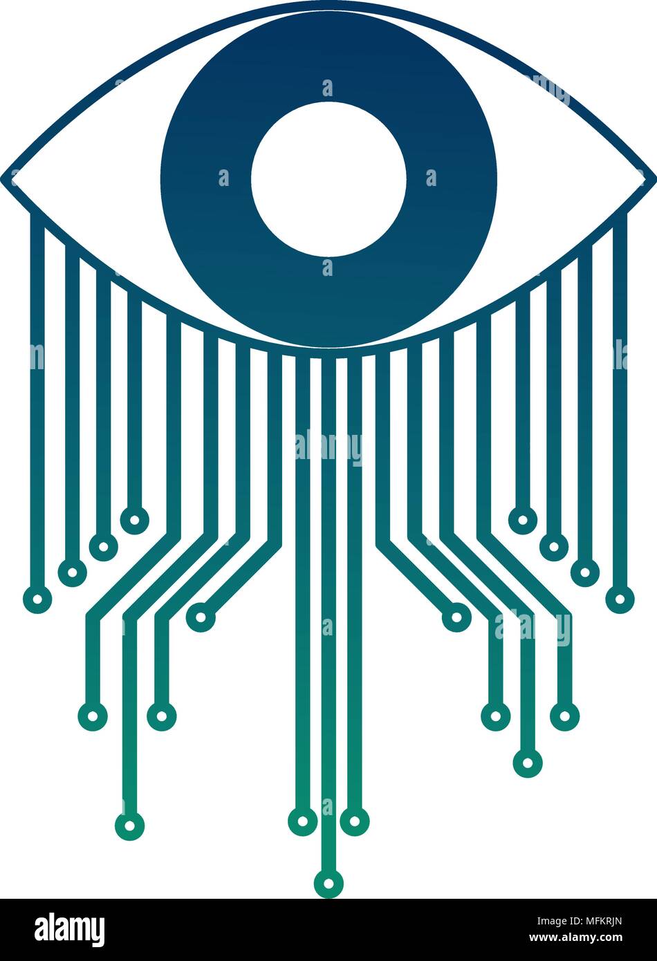 Internet surveillance image Stock Vector Images - Alamy