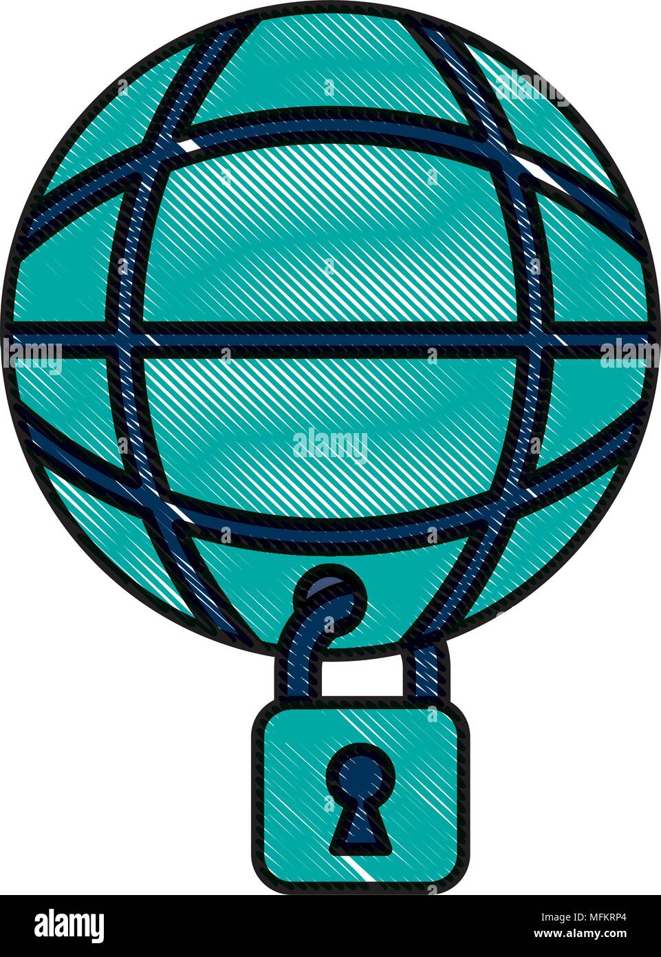 cyber security global connection technology Stock Vector Image & Art ...