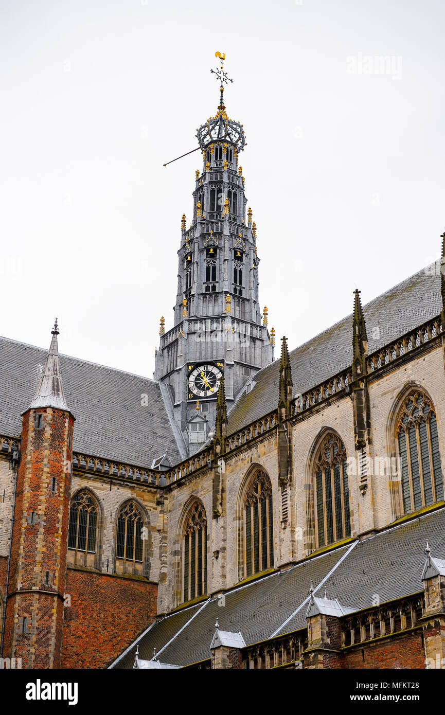 Historic center of Haarlem, Netherlands Stock Photo - Alamy
