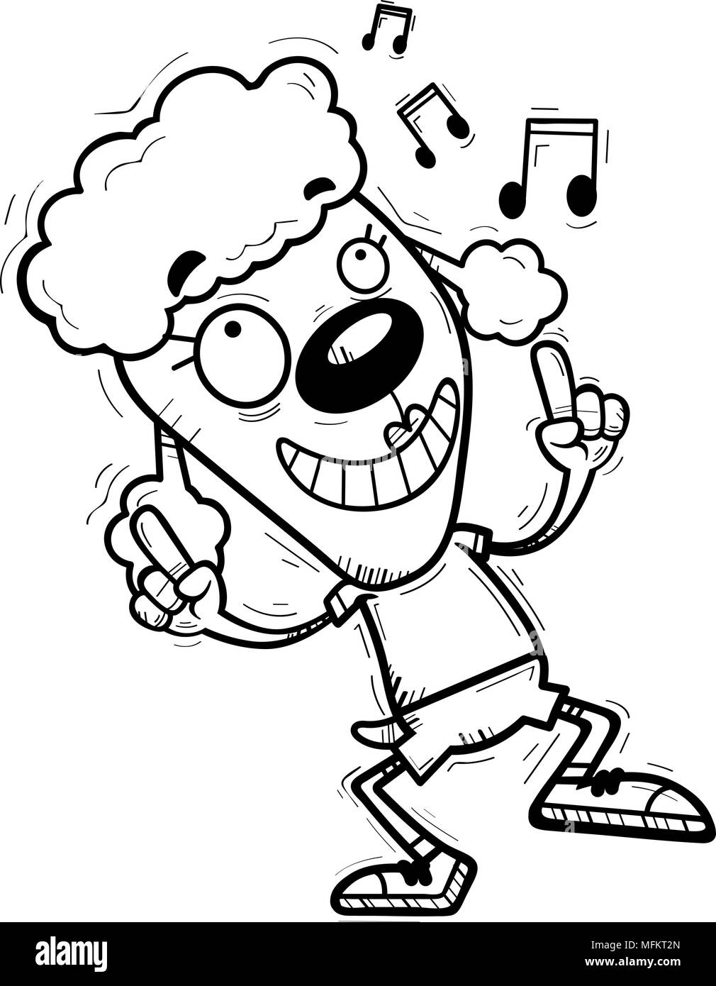 A cartoon illustration of a poodle dancing Stock Vector Image & Art - Alamy