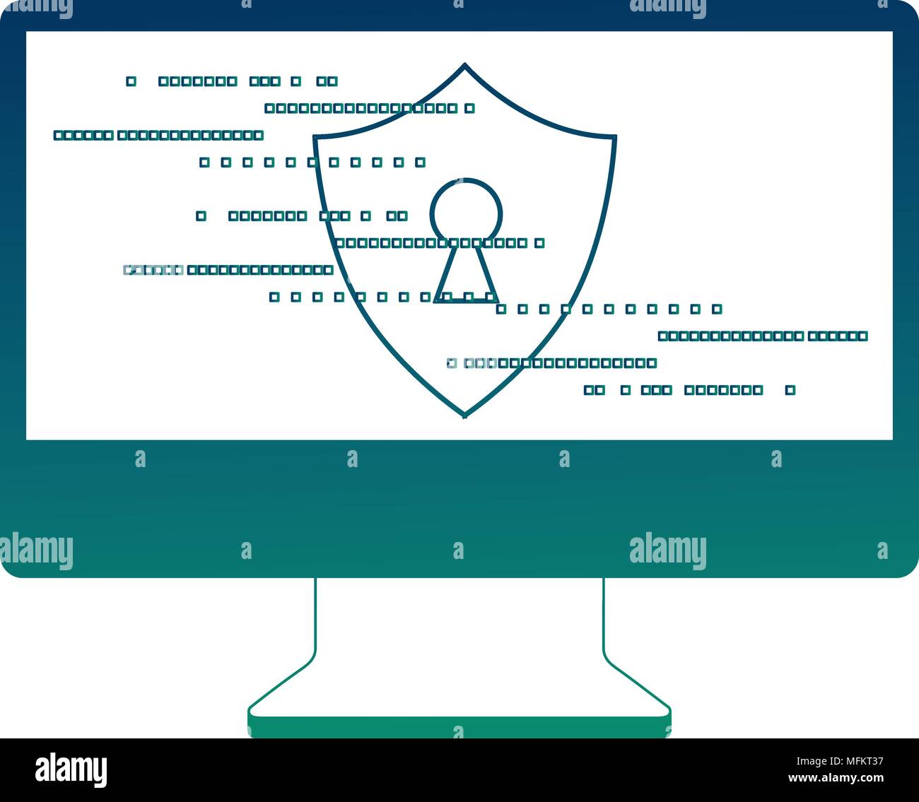 Pixelated screen Stock Vector Images - Alamy