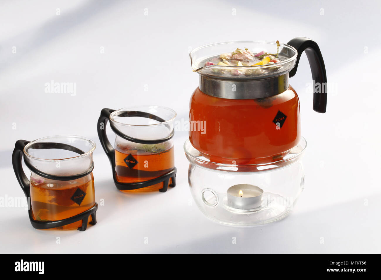 mixed fruit tea Stock Photo - Alamy