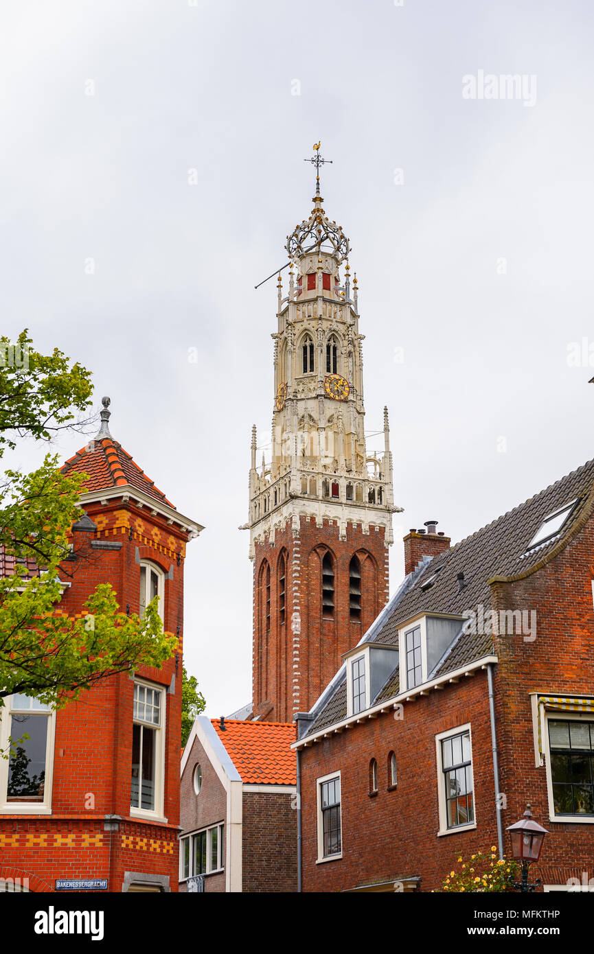 Architecture of the central square in Haarlem, Netherlands Stock Photo ...