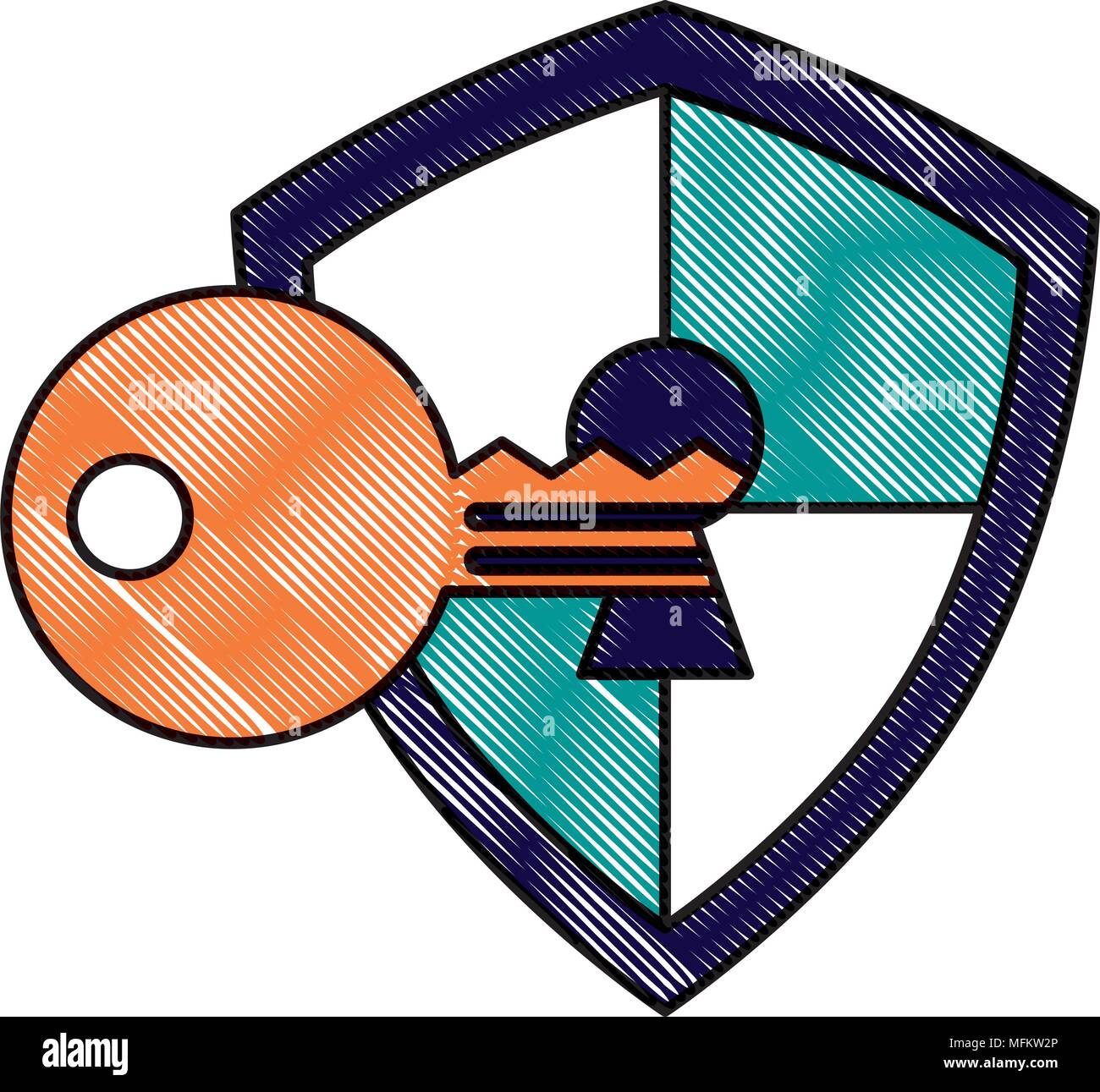 Blocking mechanism Stock Vector Images - Alamy