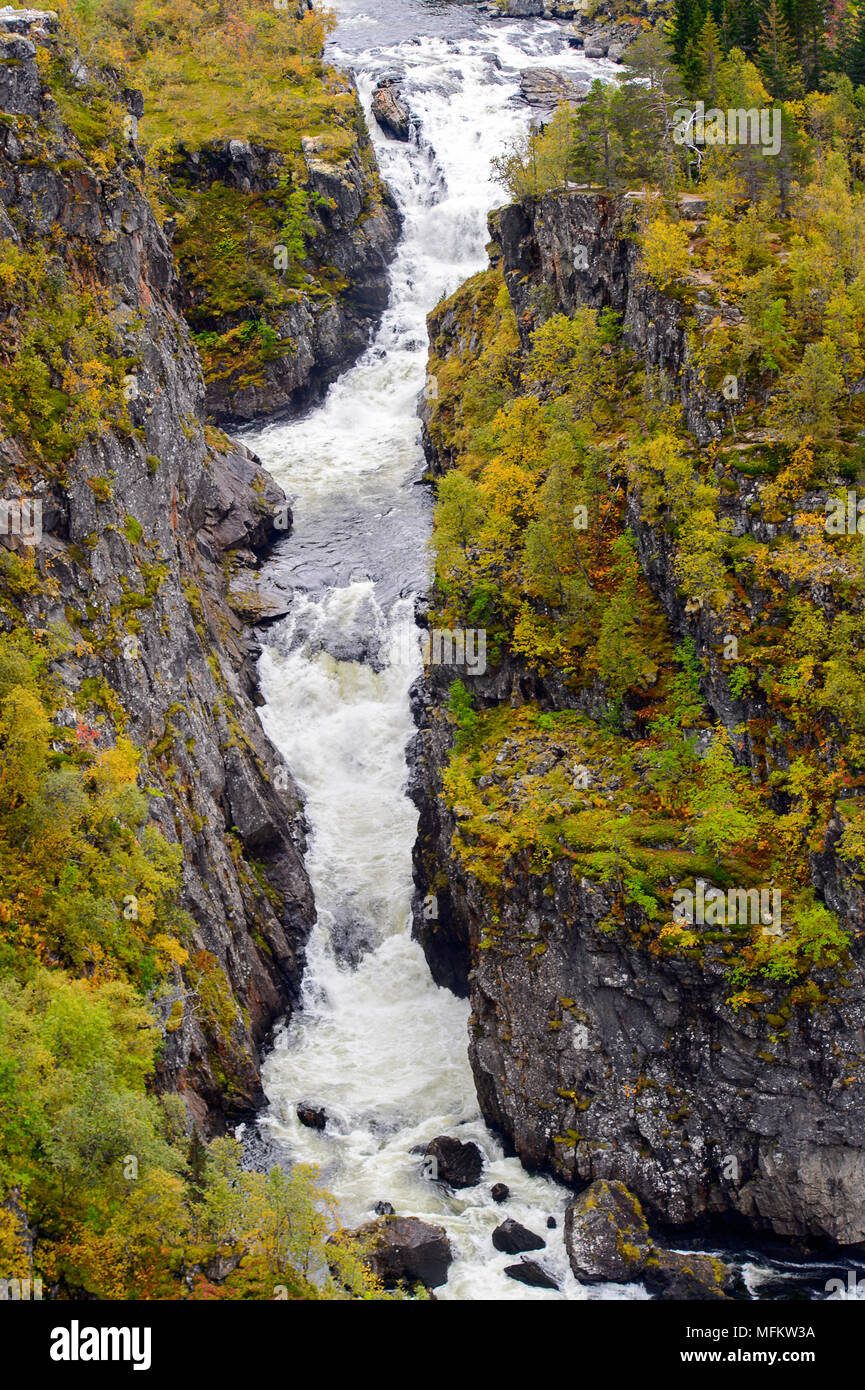 Voringfossen, the 83rd highest waterfall in Norway Stock Photo - Alamy