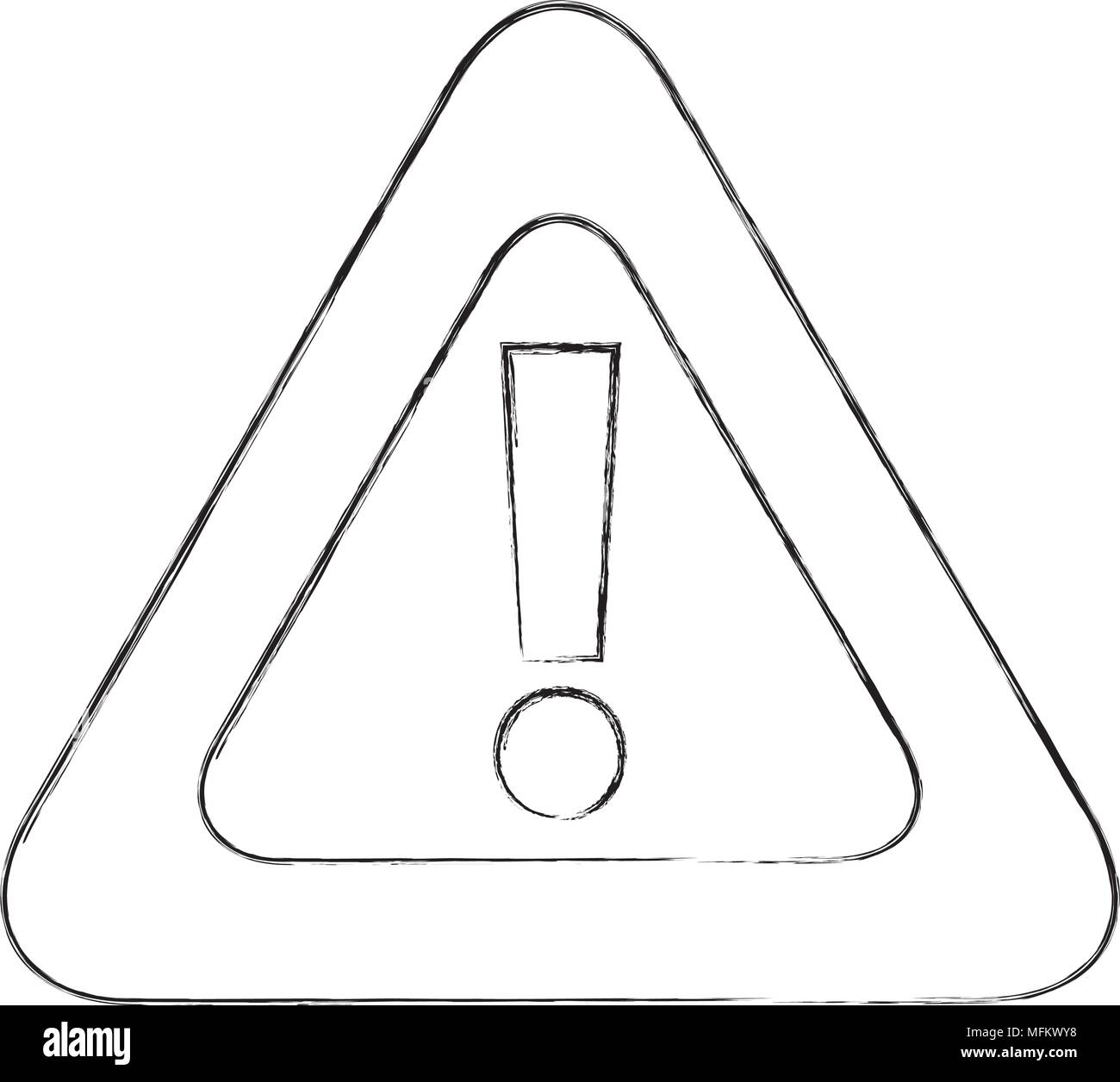 warning alert problem error sign Stock Vector Image & Art - Alamy