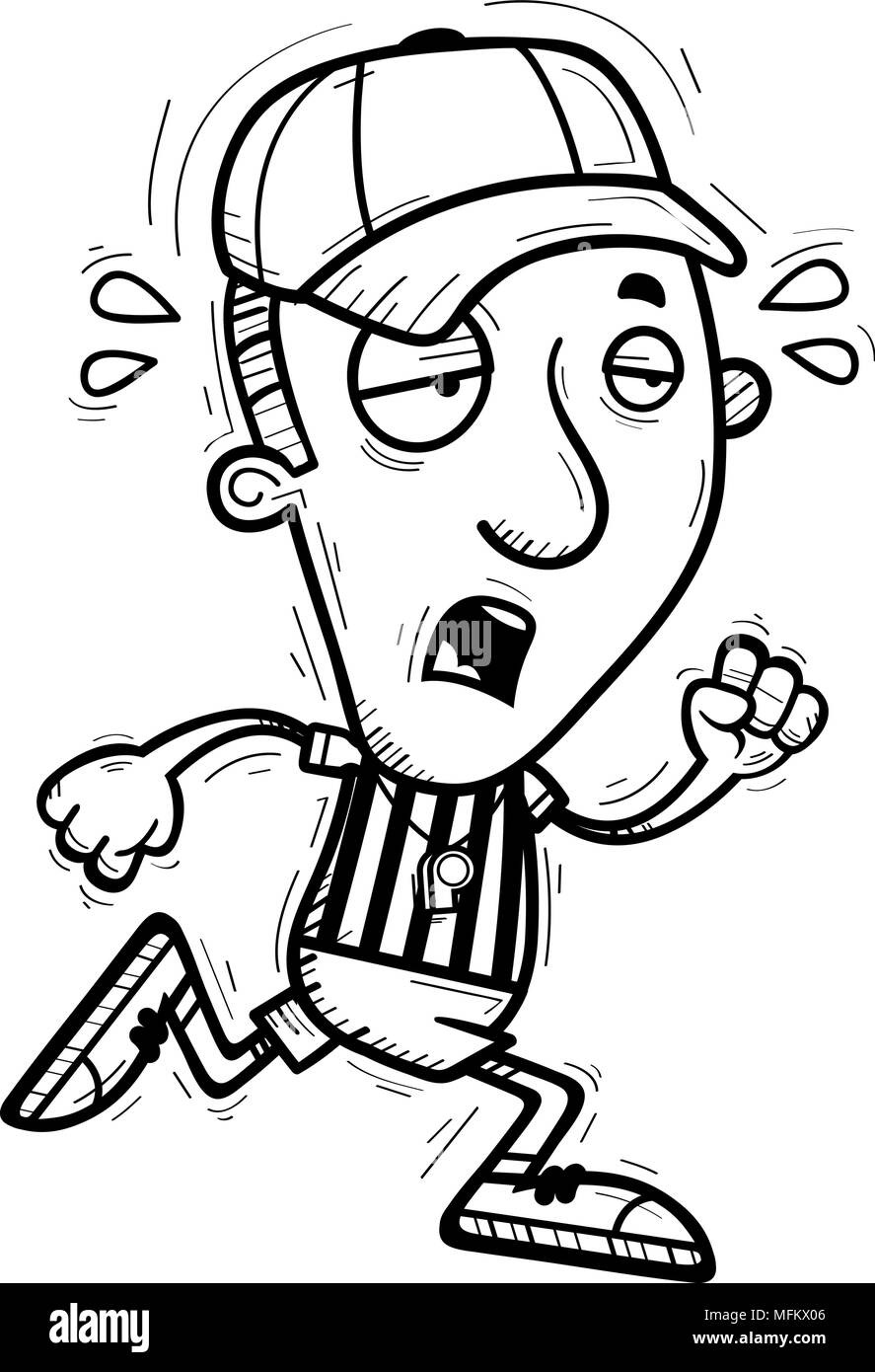 Tired boy running Black and White Stock Photos & Images - Alamy