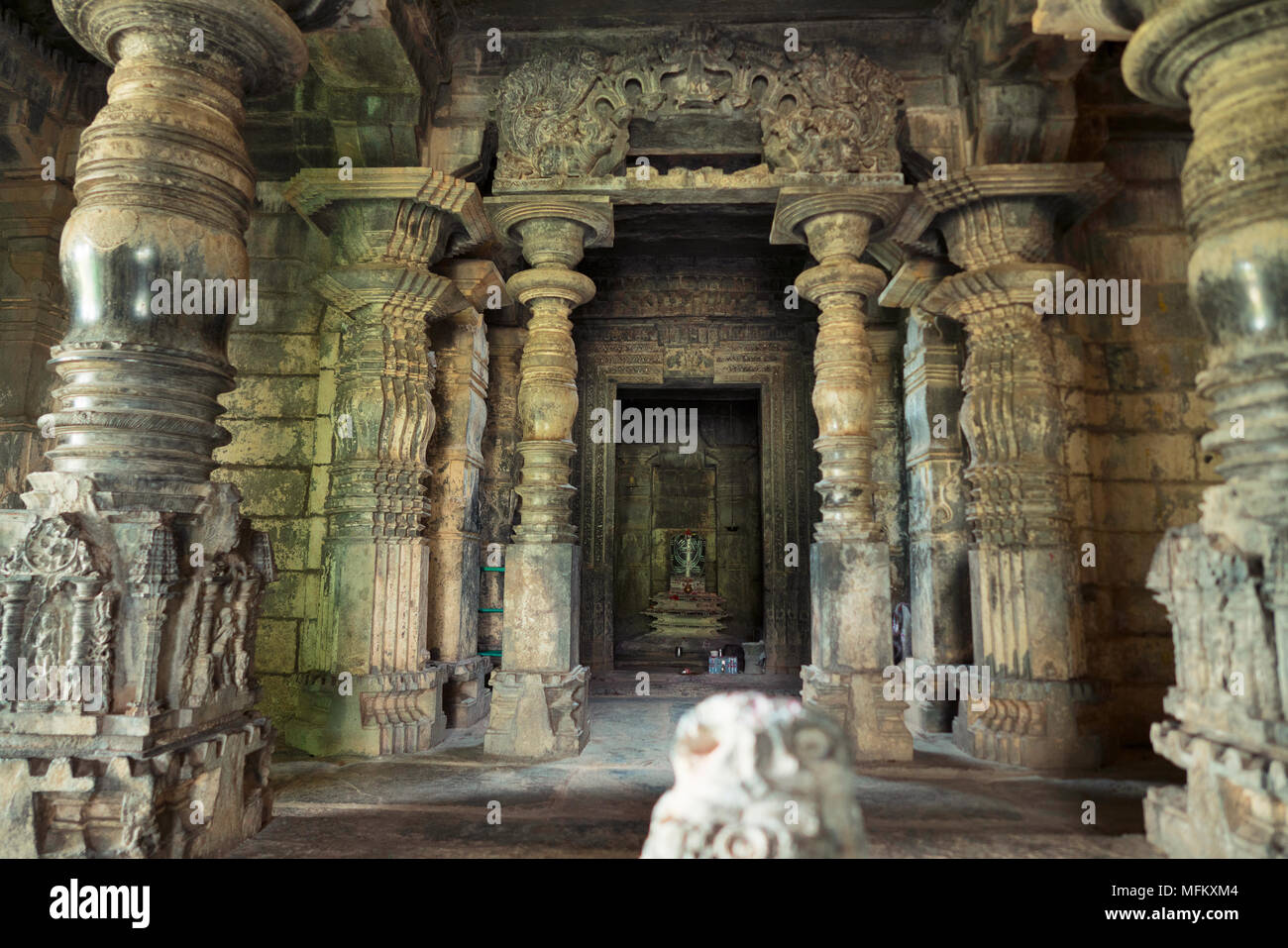 DAMBAL, Karnataka State, India. Doddabasappa Temple Stock Photo - Alamy