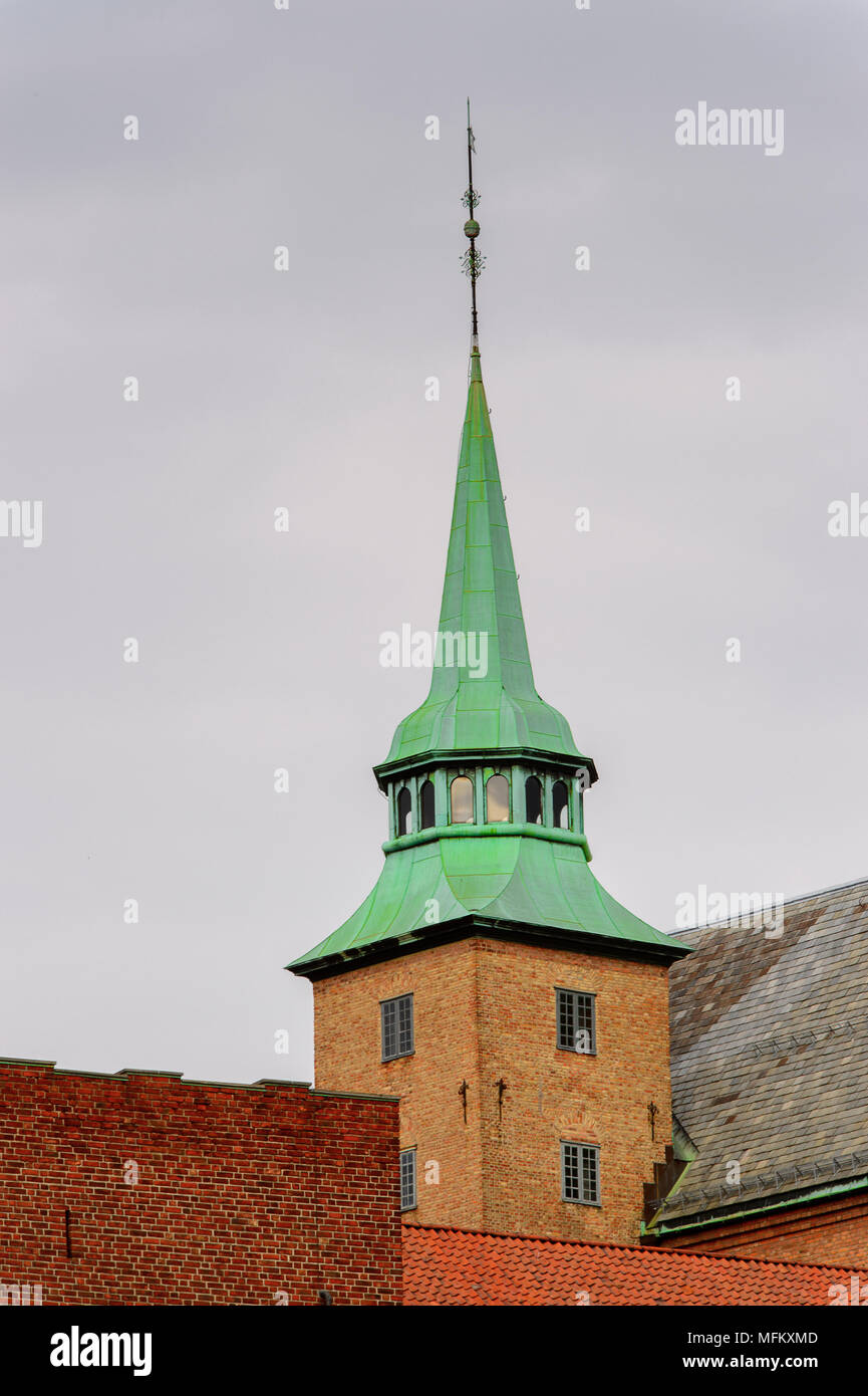 Akershus Fortress, a medieval castle that was used as a prison, Oslo ...