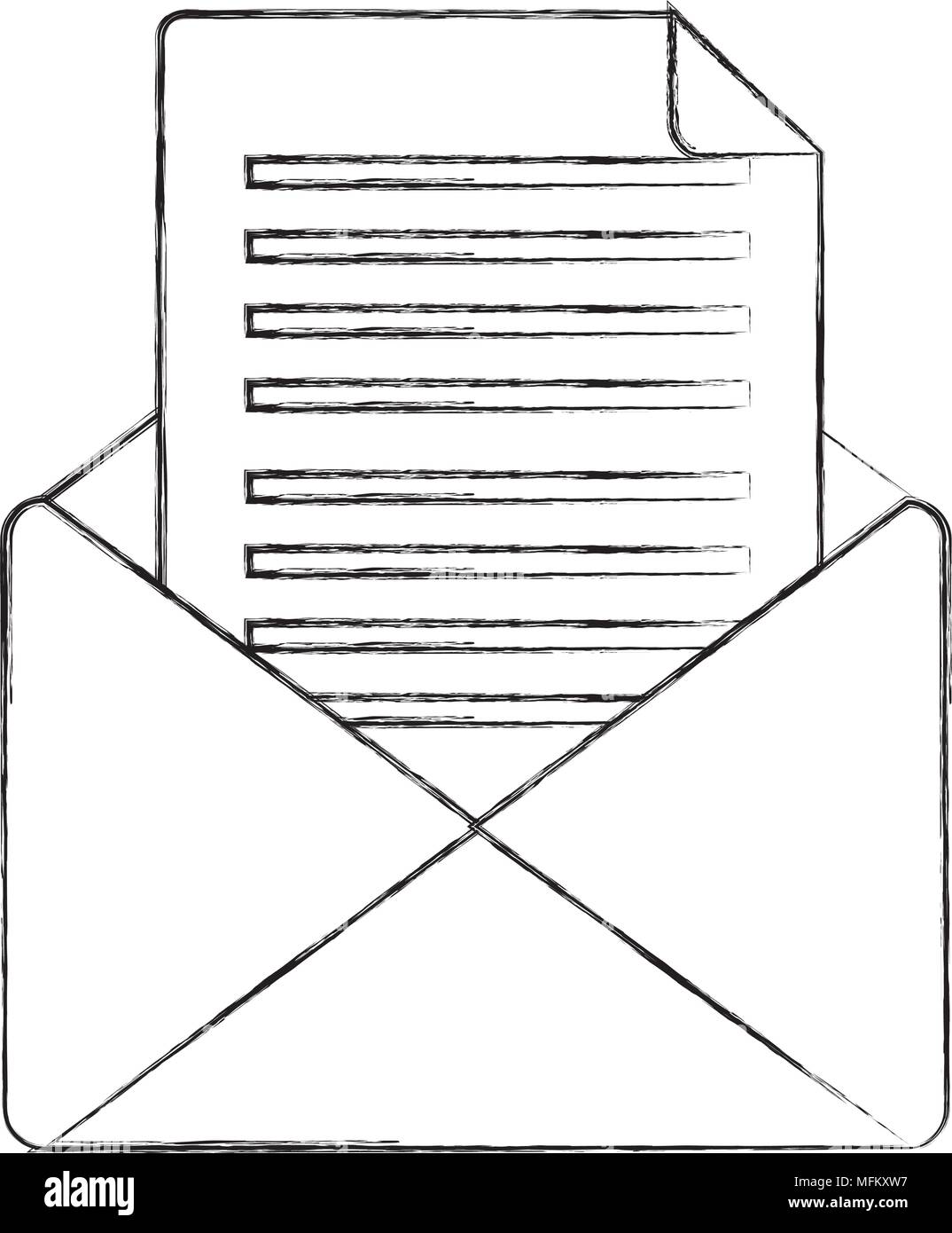 email letter communication message icon Stock Vector Image & Art - Alamy