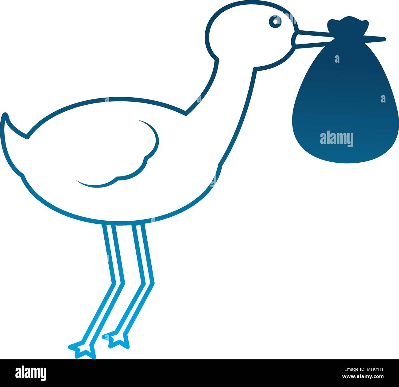 Newborn baby in delivery Stock Vector Images - Alamy