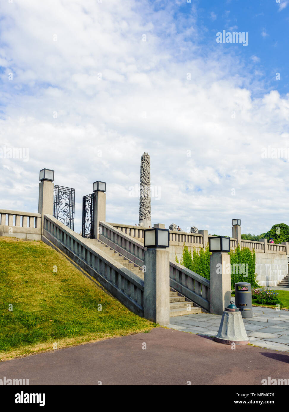 Architecture of the Frogner park, Oslo, Norway Stock Photo - Alamy