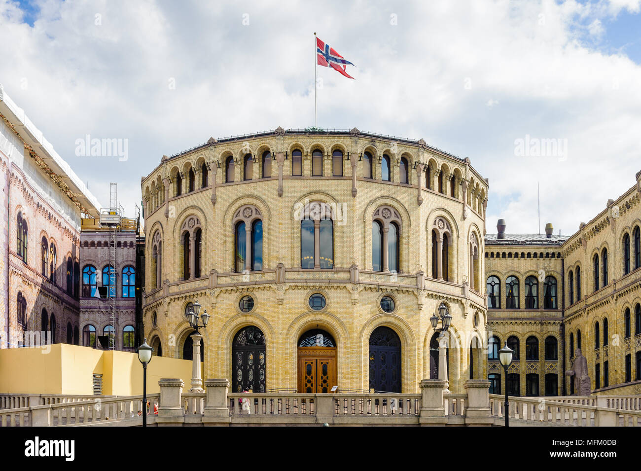 Norways flag hi-res stock photography and images - Alamy