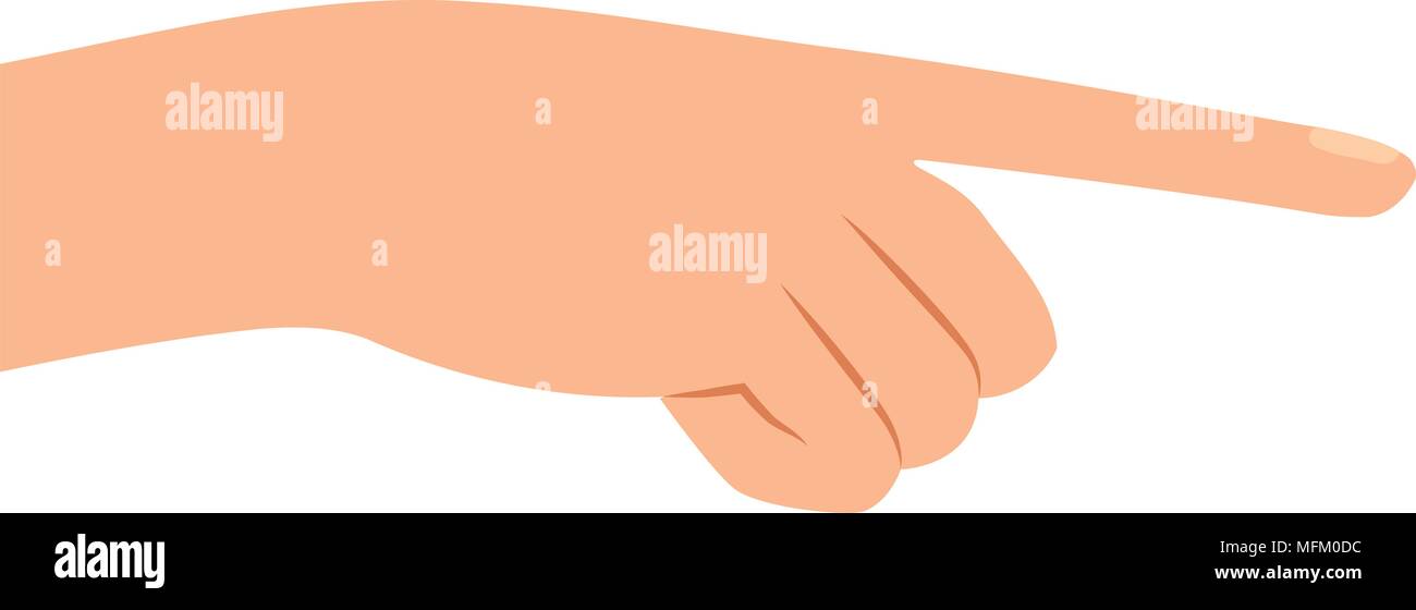 Finger pointing out Stock Vector Images - Alamy
