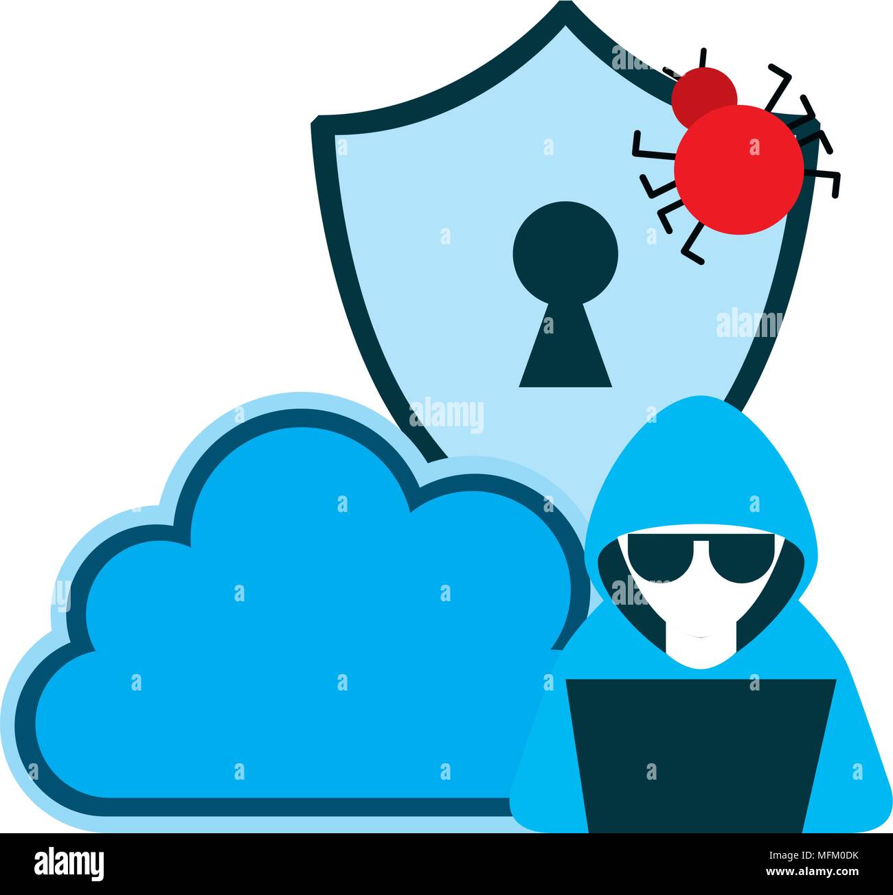computer virus collection icons Stock Vector Image & Art - Alamy