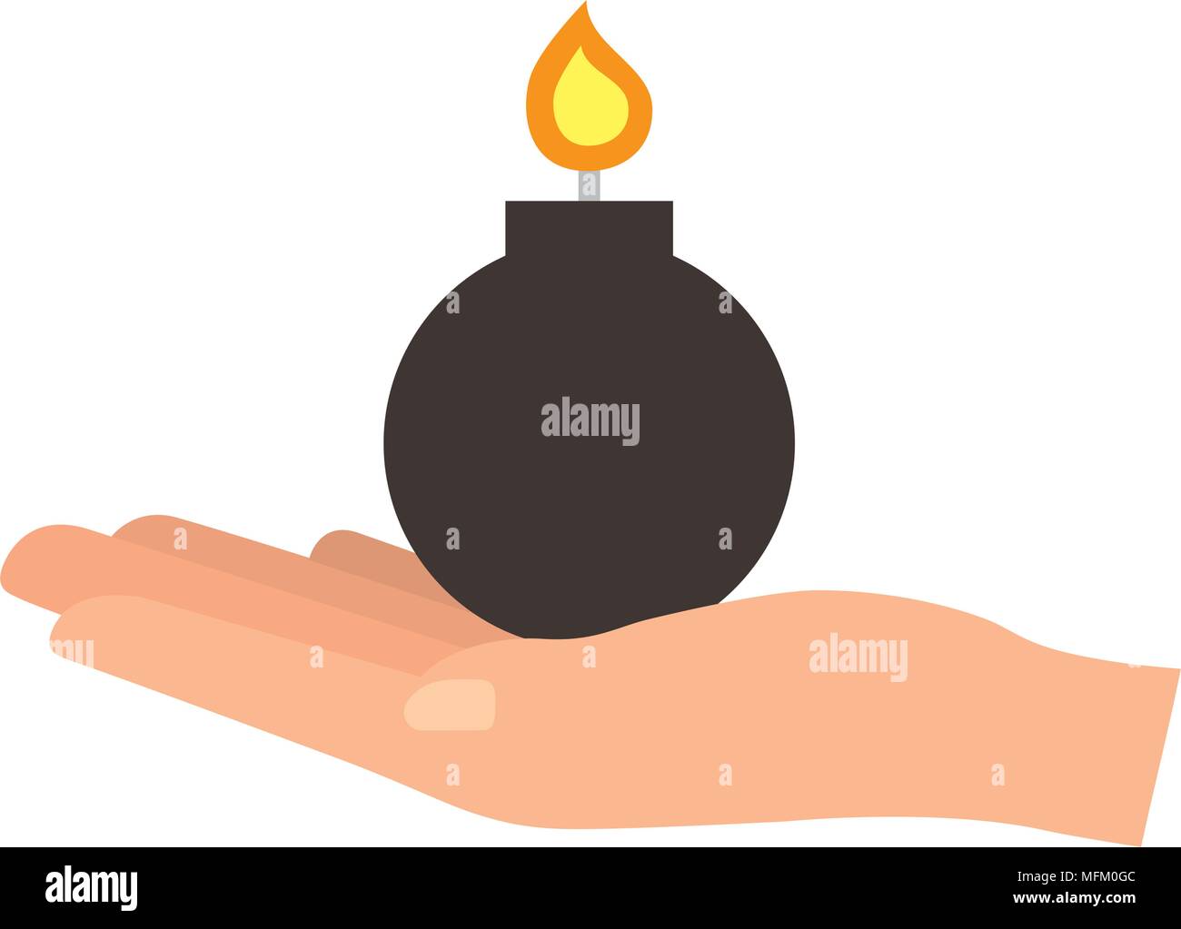 hand with boom explosive comic icon Stock Vector Image & Art - Alamy