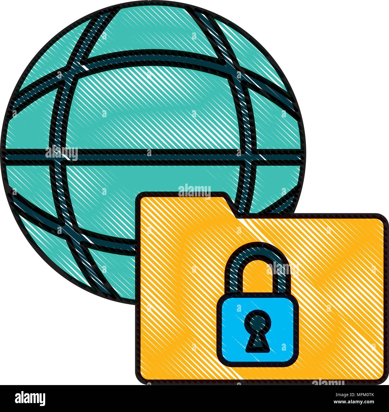 Cyber security global attack map hi-res stock photography and images ...