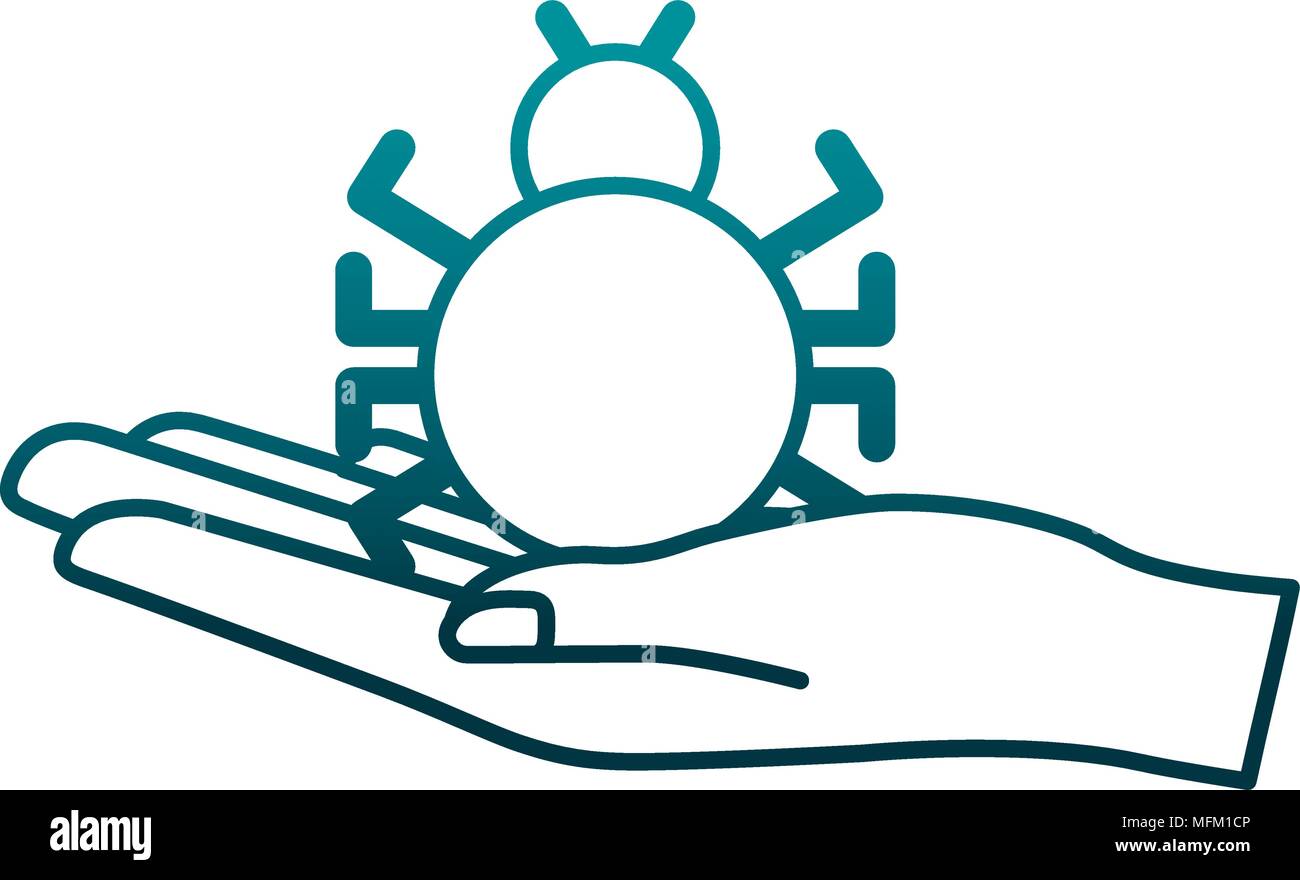 bug virus animal attack Stock Vector Image & Art - Alamy