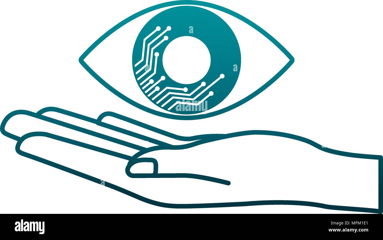 hand lifting eye human isolated icon Stock Vector Image & Art - Alamy