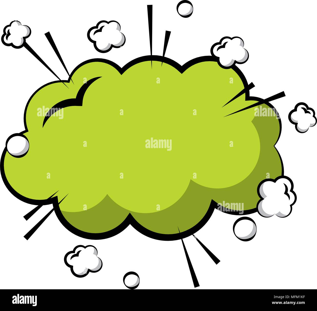 explosion pop art with cloud shaped icon Stock Vector Image & Art - Alamy