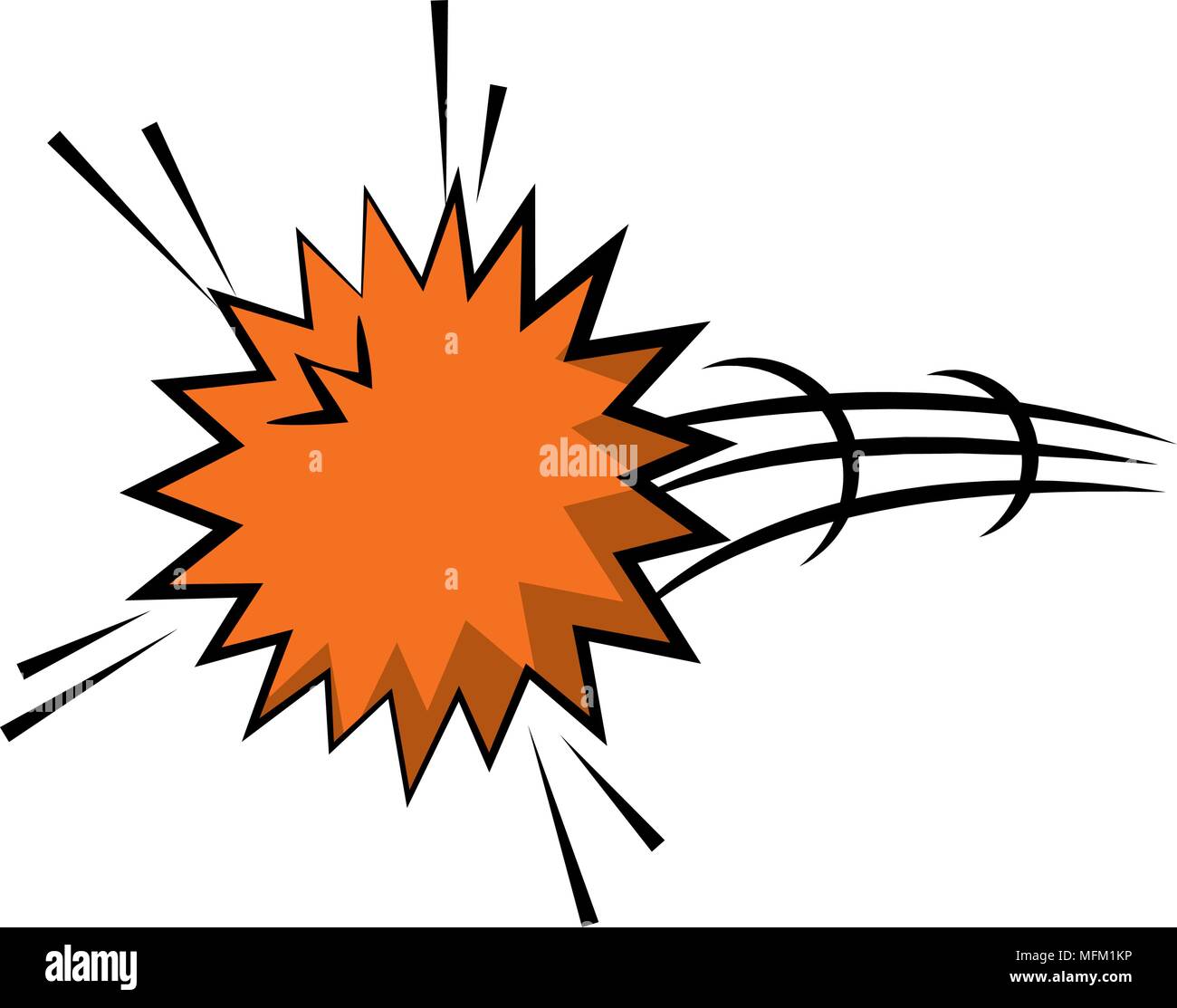 explosion pop art isolated icon Stock Vector Image & Art - Alamy