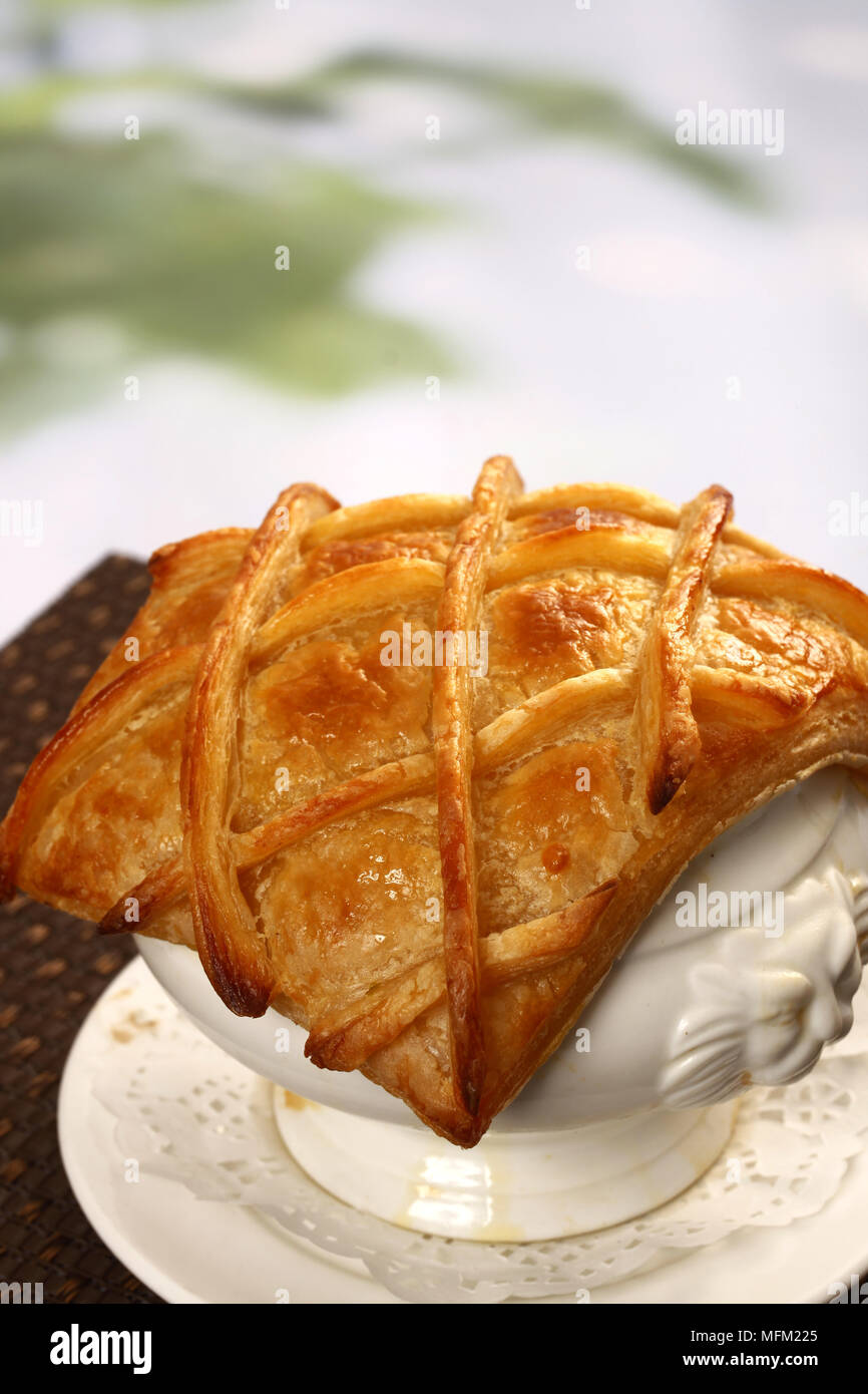 puff pastry soup Stock Photo - Alamy