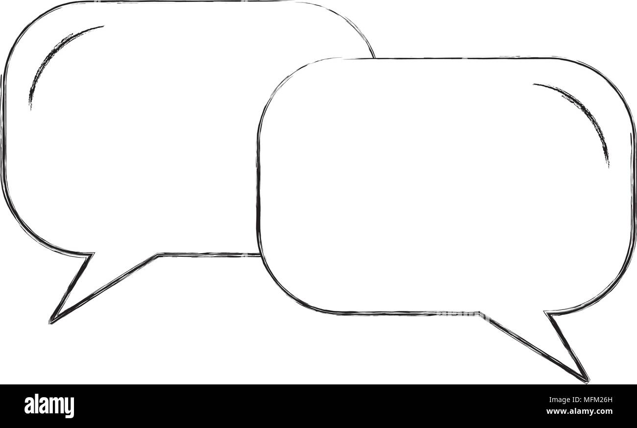 speech bubbles conversation idea template Stock Vector Image & Art - Alamy