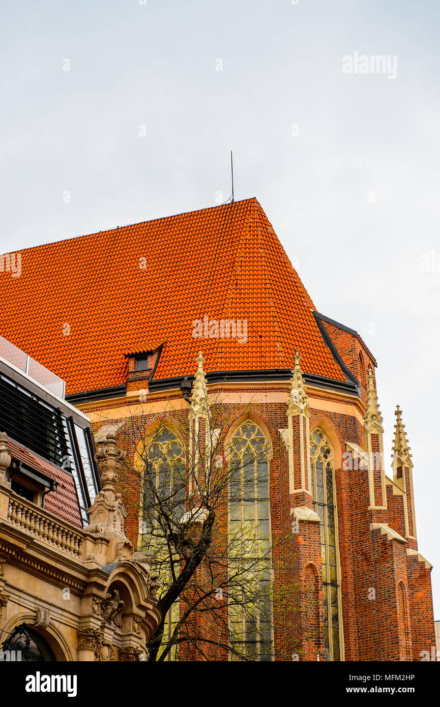 Architecture of the historic part of Wroclaw , Poland Stock Photo - Alamy