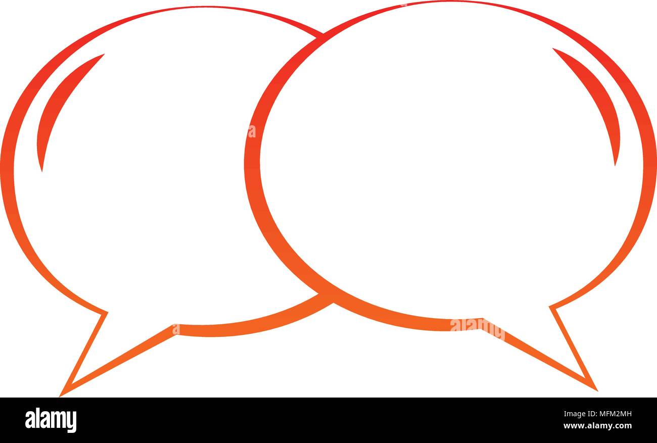 speech bubbles conversation idea template Stock Vector Image & Art - Alamy