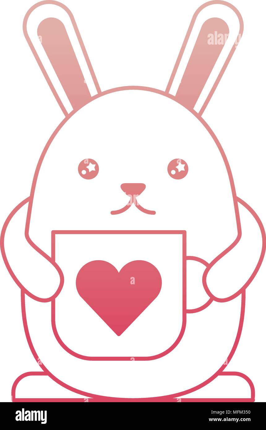 Animal holding cup Stock Vector Images - Alamy