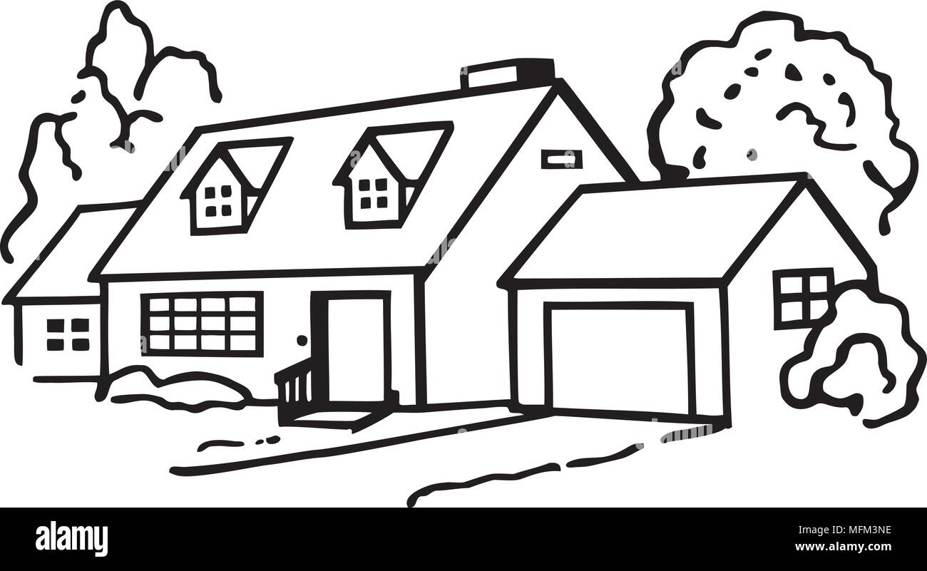Lovely Home Retro Clipart Illustration Stock Vector Image Art Alamy lovely-home-retro-clipart-illustration-stock-vector-image-art-alamy