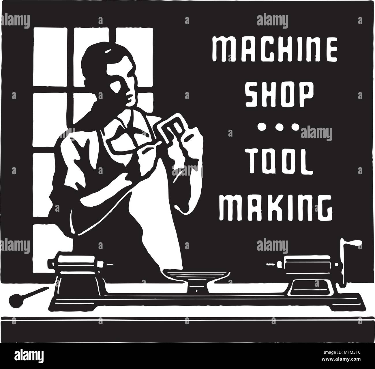 Machinists machine Stock Vector Images - Alamy