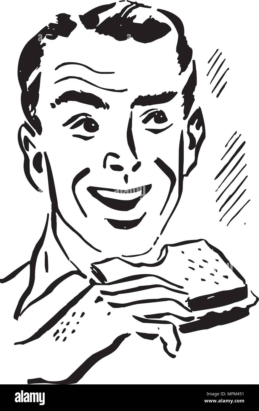 Sandwich clipart hi-res stock photography and images - Alamy