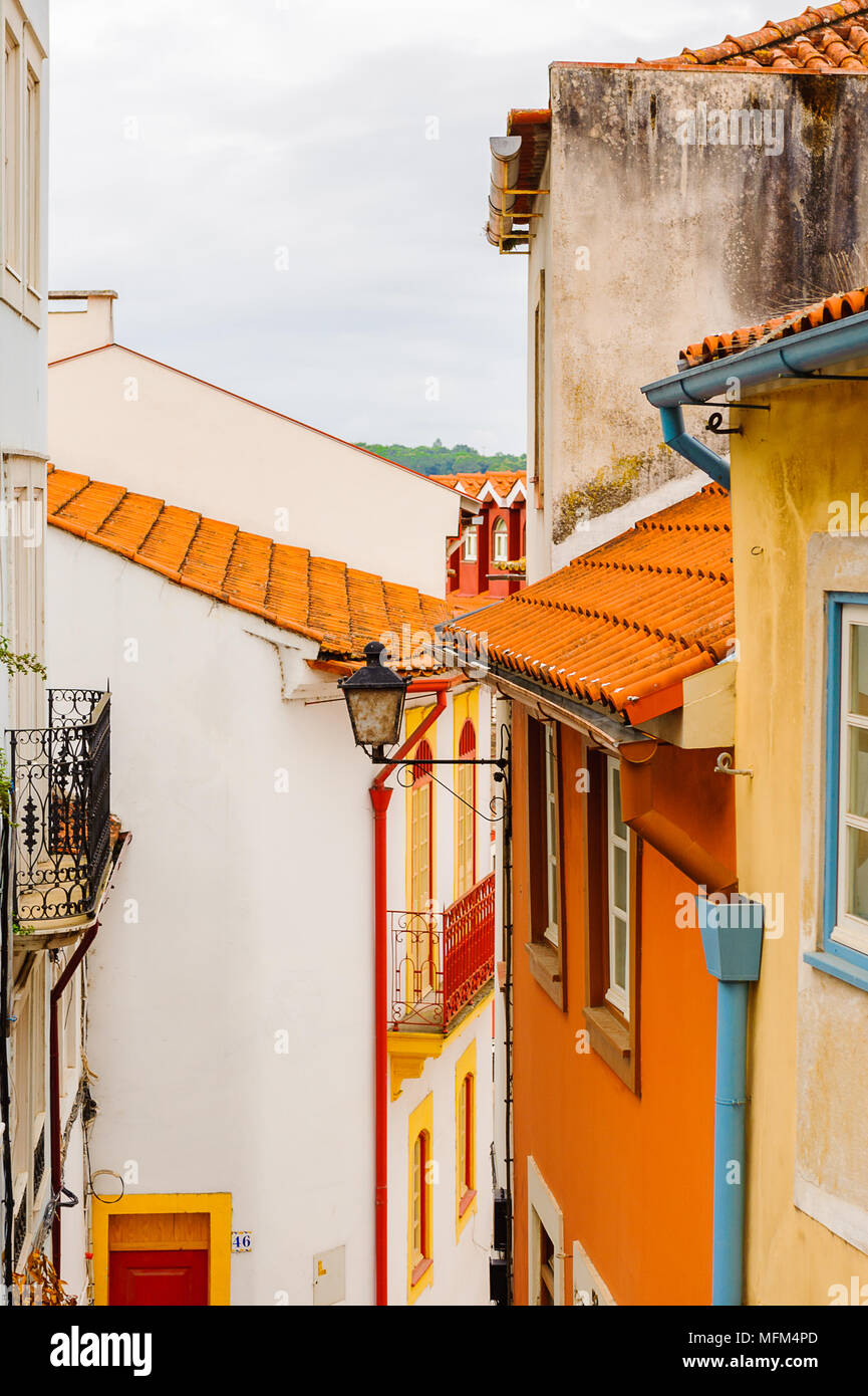 Architecture of the Historic center of Coimbra, Portugal. World ...