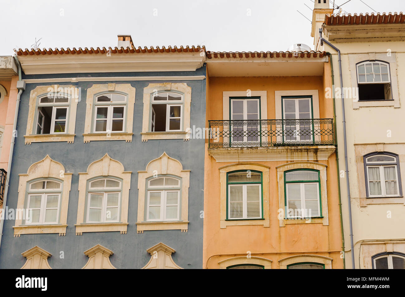 Architecture of the Historic center of Coimbra, Portugal. World ...