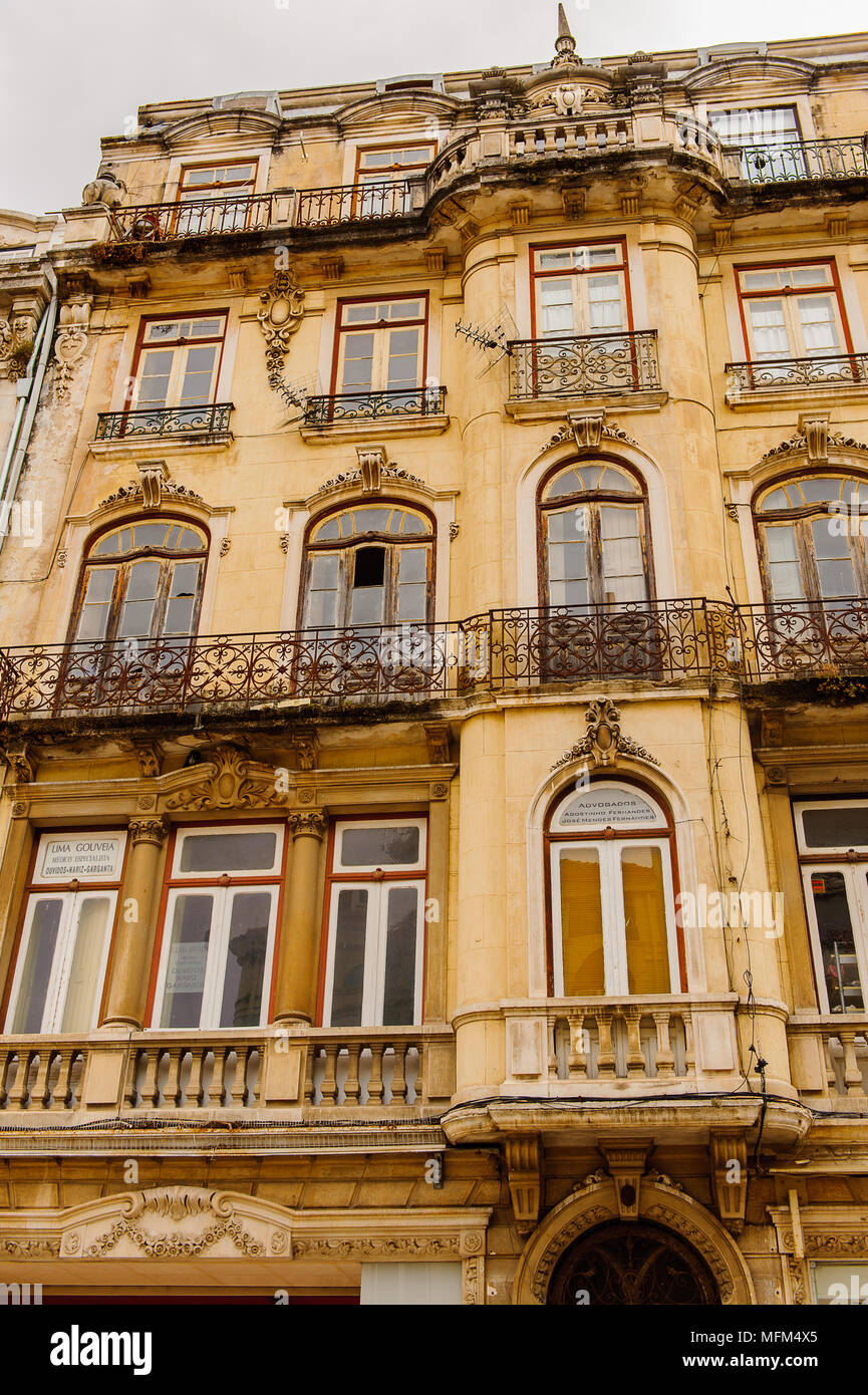 Architecture of the Historic center of Coimbra, Portugal. World ...
