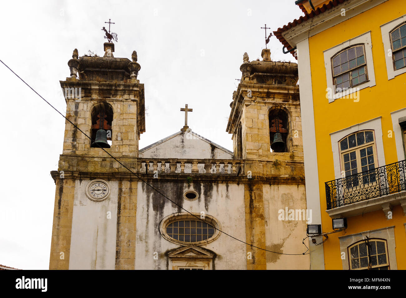 Architecture of the Historic center of Coimbra, Portugal. World ...
