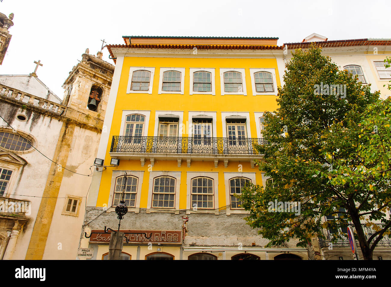 Architecture of the Historic center of Coimbra, Portugal. World ...