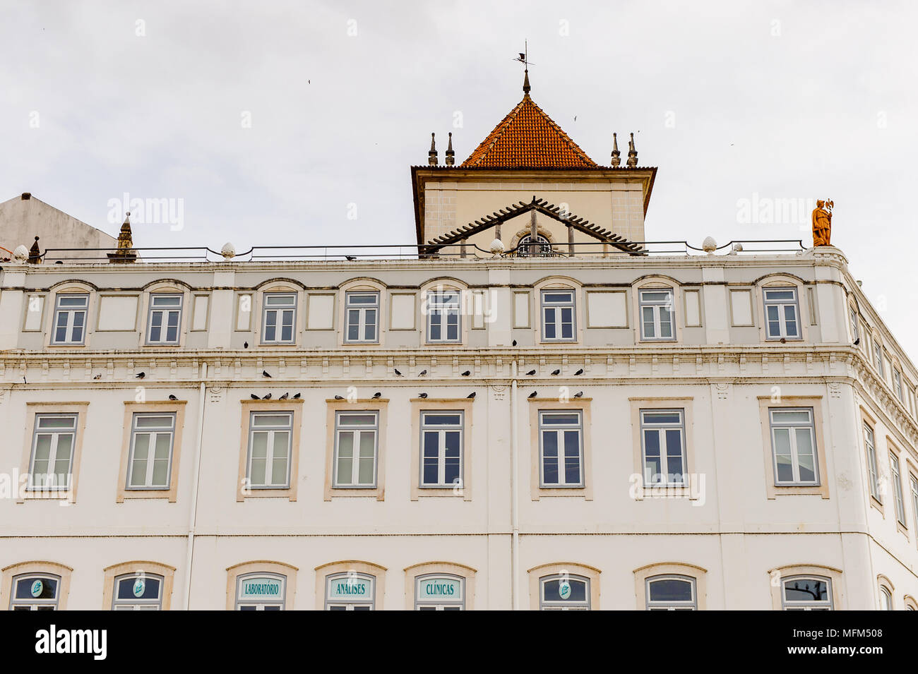Architecture of the Historic center of Coimbra, Portugal. World ...
