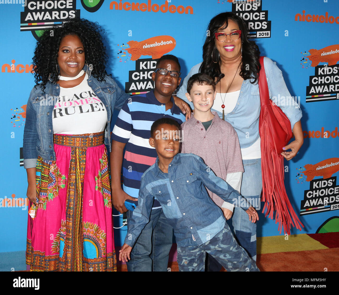 2018 Nickelodeon Kids' Choice Awards, held at The Forum in Inglewood ...