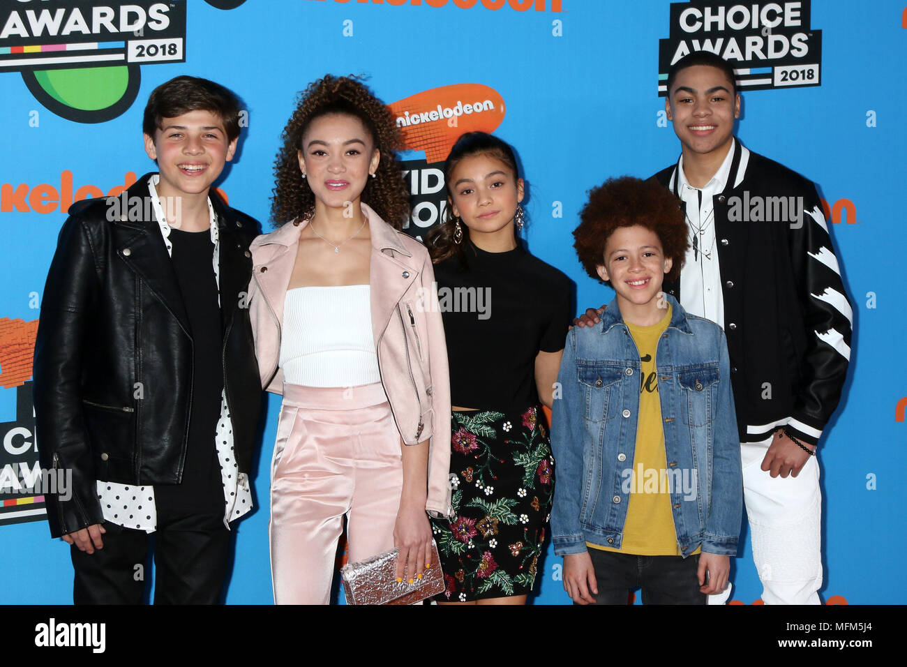2018 Nickelodeon Kids' Choice Awards, held at The Forum in Inglewood ...
