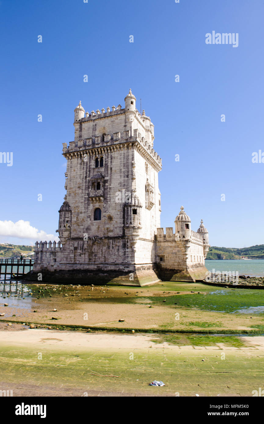 Tower of Belem. It's a UNESCO world heritage and one of the Seven ...