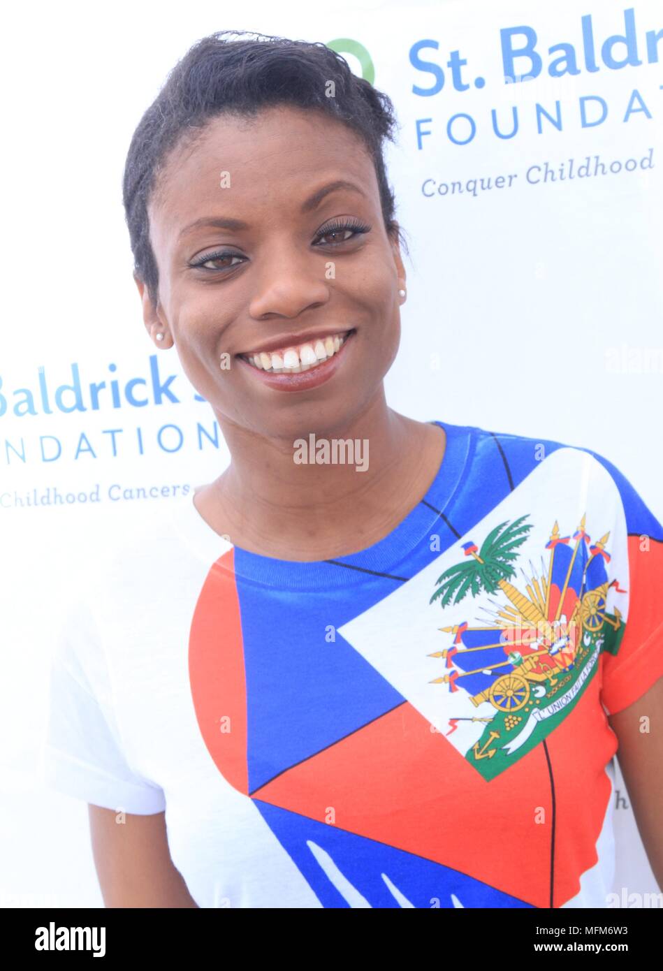 St. Baldrick's Foundation celebrity event Featuring: Angelique Bates ...