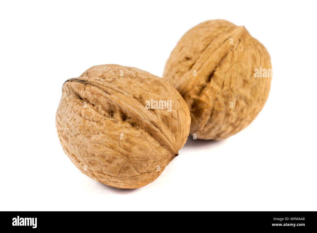 walnuts in shell isolated on white background Stock Photo - Alamy