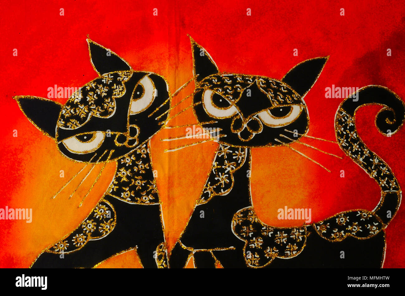 batik asia. batik on the background Stock Photo - Alamy