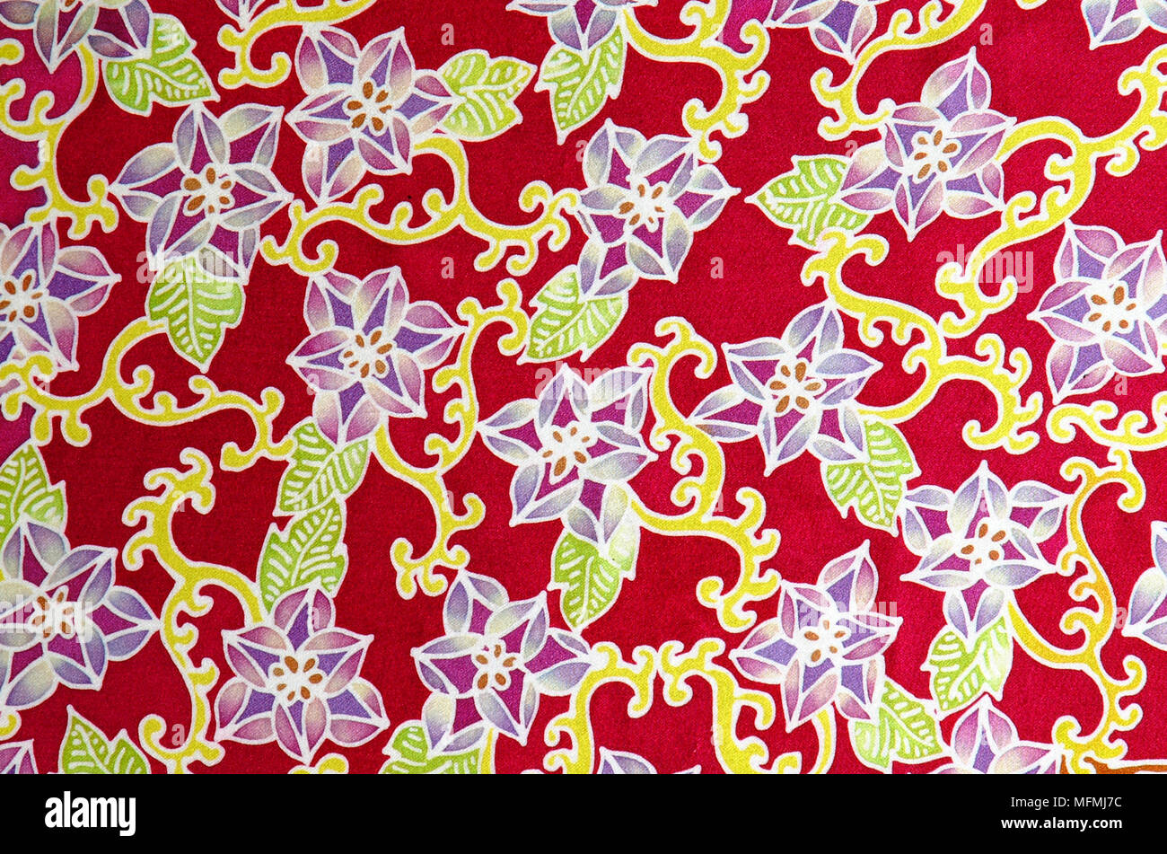 batik asia. batik on the background Stock Photo - Alamy
