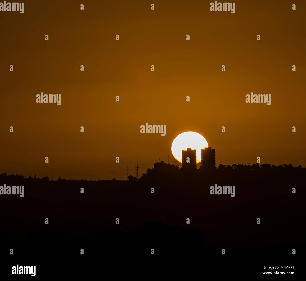 Dawn over jerusalem hi-res stock photography and images - Alamy