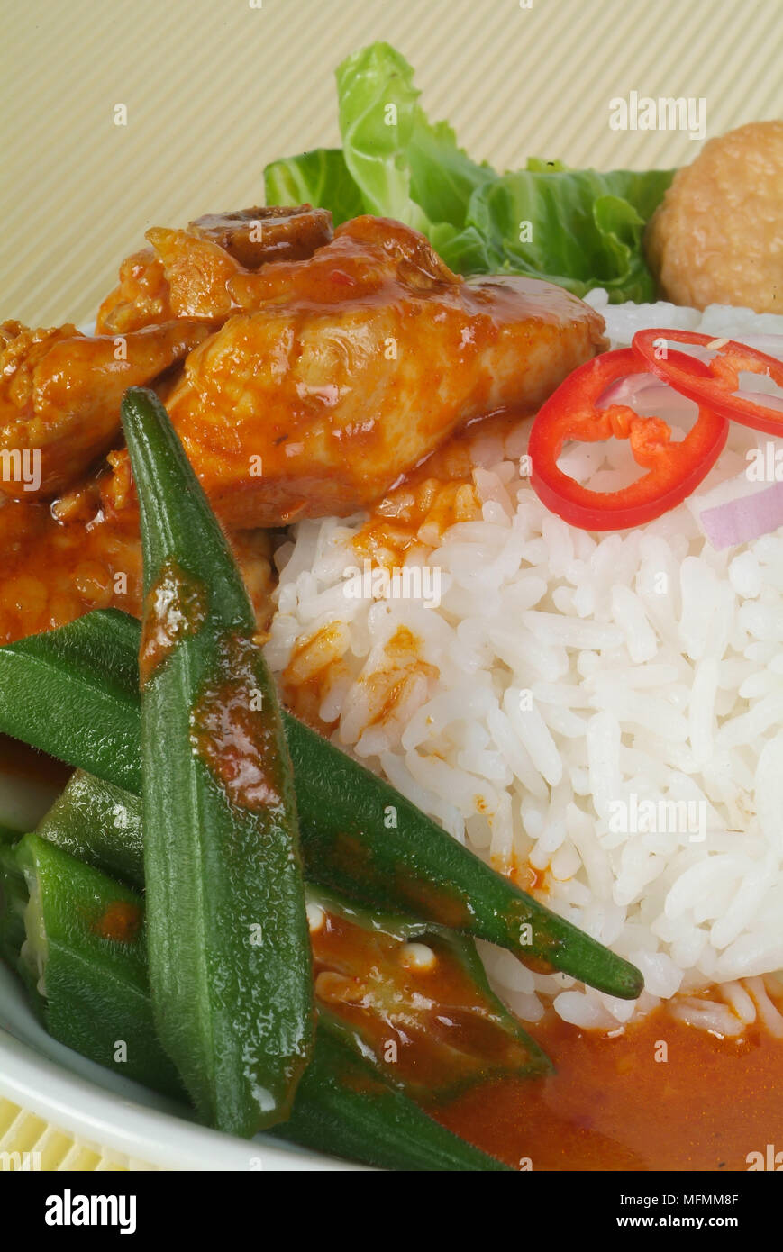 asia food and rice malaysia Stock Photo - Alamy