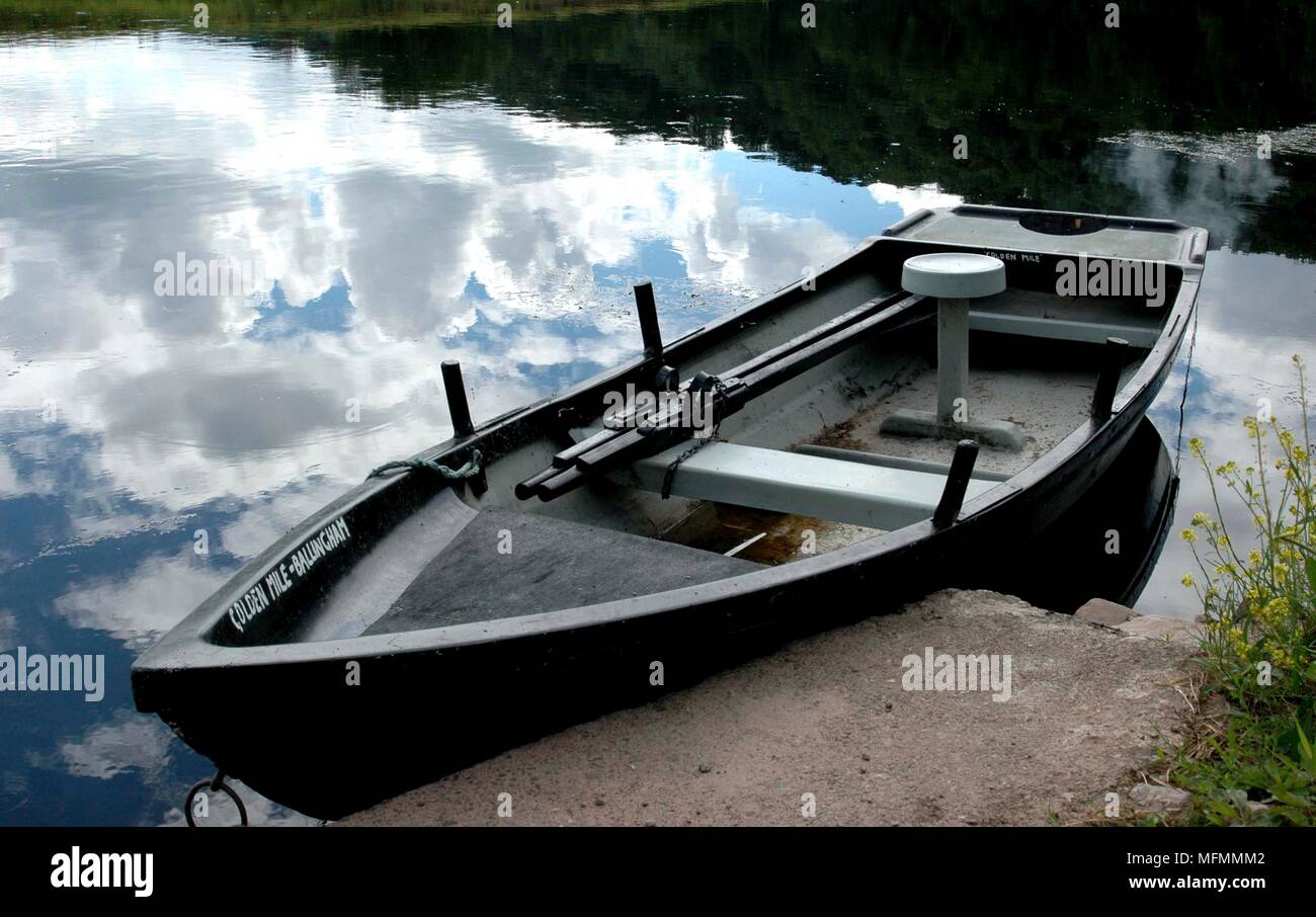 High angle view of a rowboat Ref: CRB416 10009 005 Compulsory Credit ...